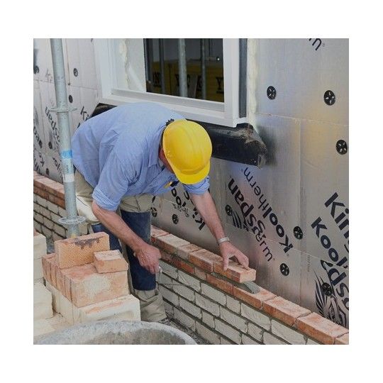 Hoogwaardige spouwisolatie Kooltherm K8 spouwplaat 50mm